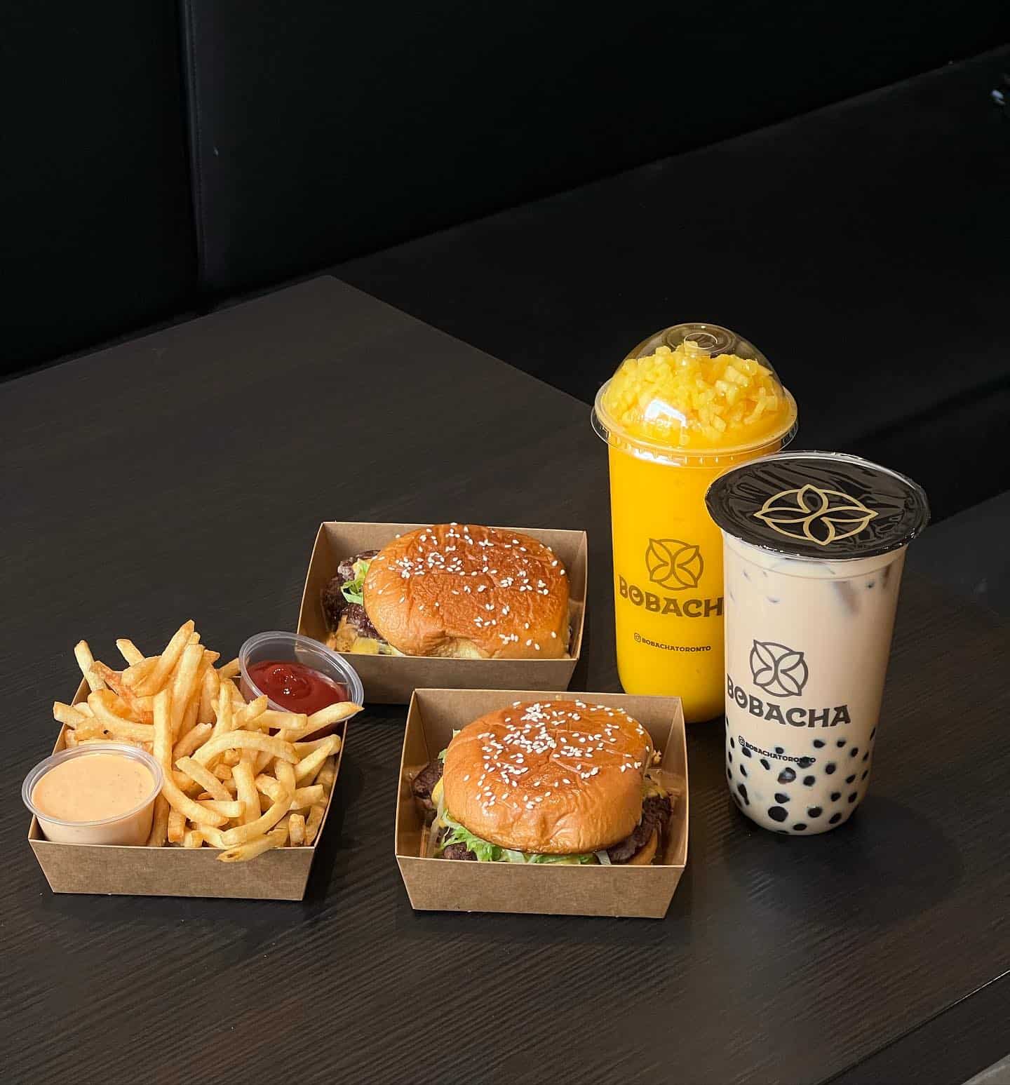 Toronto boba shop just started serving burgers and they're already ...