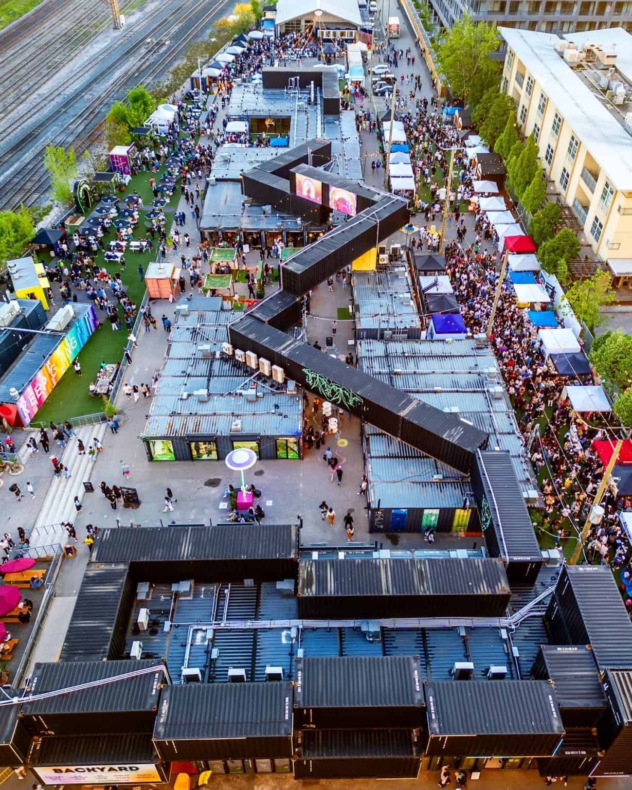 Shipping container market that was once temporary is now a permanent ...